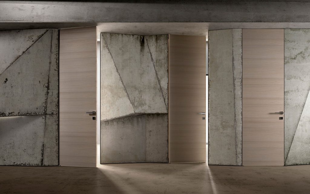 Porte Filomuro biverso Milano . Garofoli. Rivenditori porte filomuro Milano